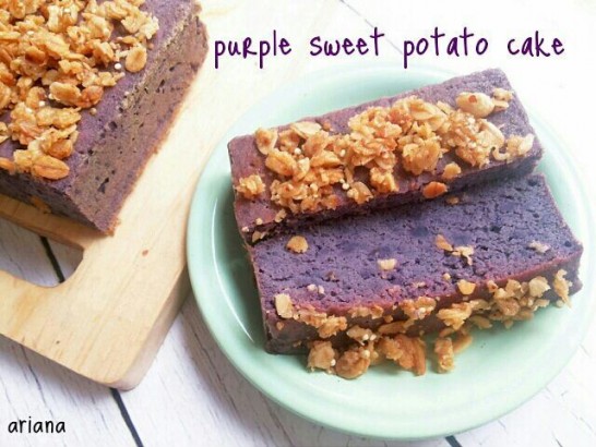 Purple Sweet Potato Cake - Mommies Daily