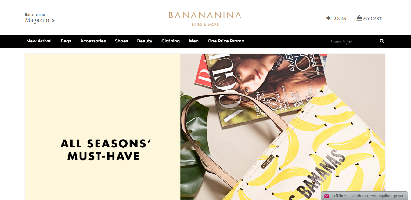 Mommies Daily - Banananina Hadir dalam Bentuk eCommerce - Mommies Daily