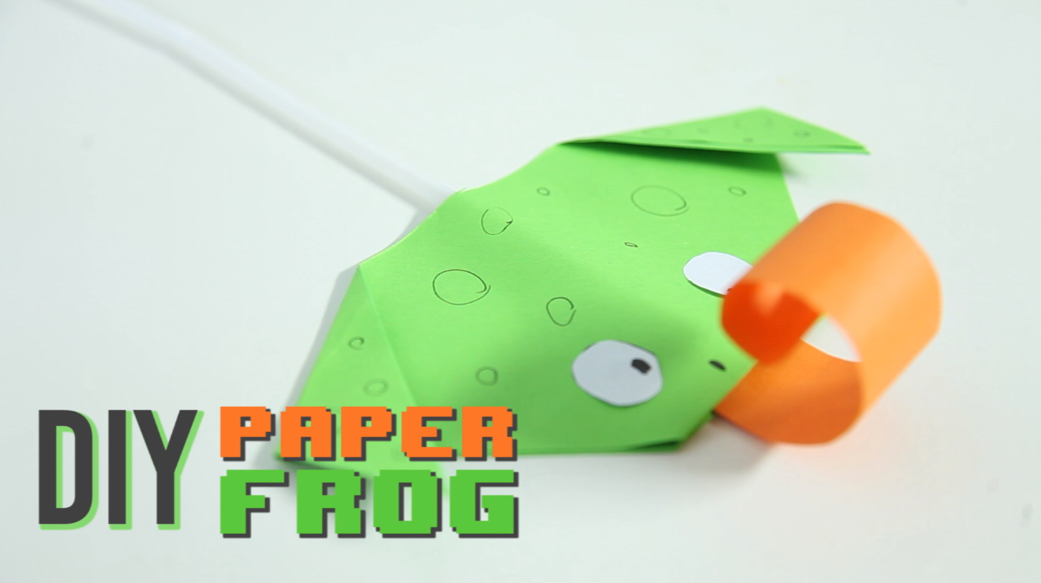 Mommies Daily - DIY Paper Frog