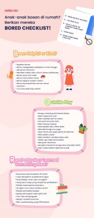 INFOGRAFIK: Ide Bored Checklist - Mommies Daily