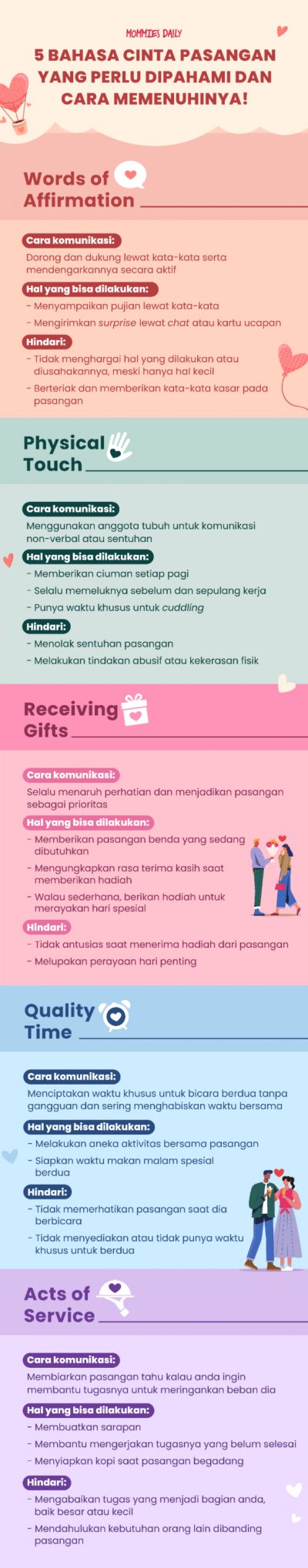 Mommies Daily - 5 Bahasa Cinta Pasangan yang Perlu Dipahami dan Cara ...